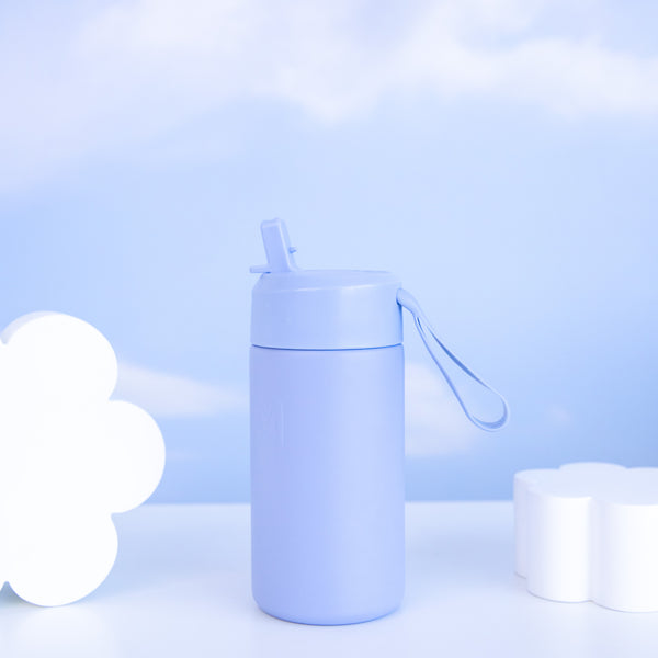 350ml Drink Bottle Sipper - Cloud - Coastal Kidswear